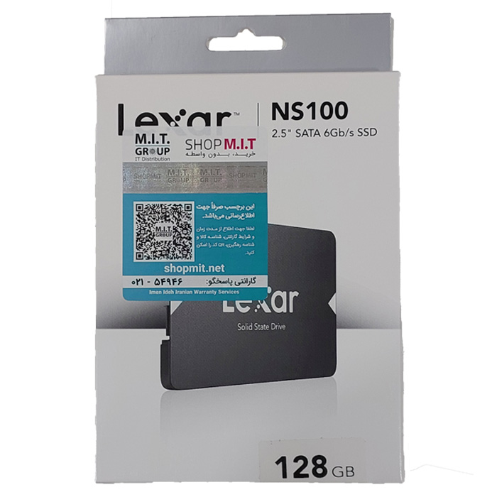 هارد SSD اینترنال لکسار LEXAR مدل NS100 ظرفیت 128 گیگابایت - داریا سیستم